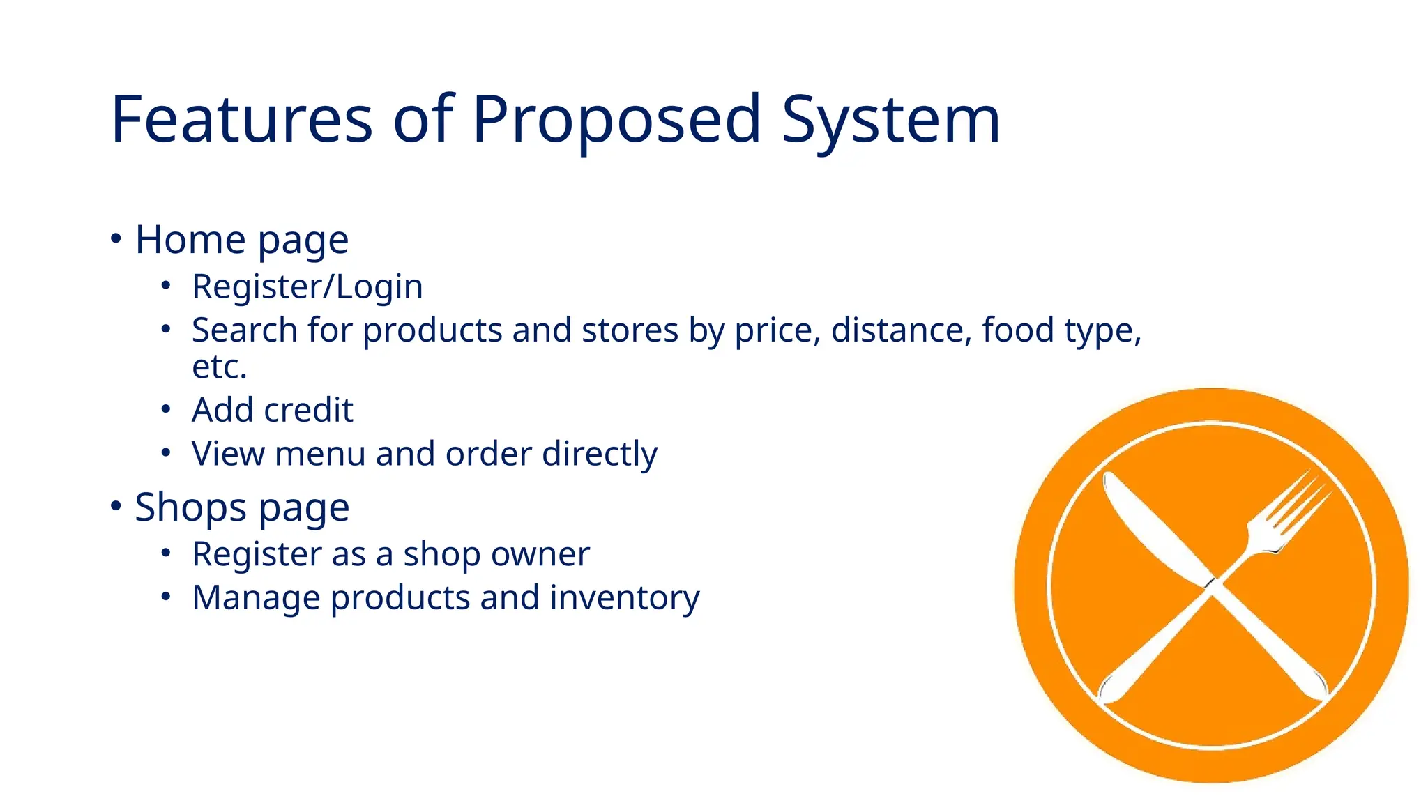 Online Food Ordering System Project Presentation | PPTX