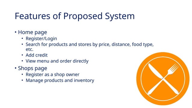 Online Food Ordering System Project Presentation | PPTX