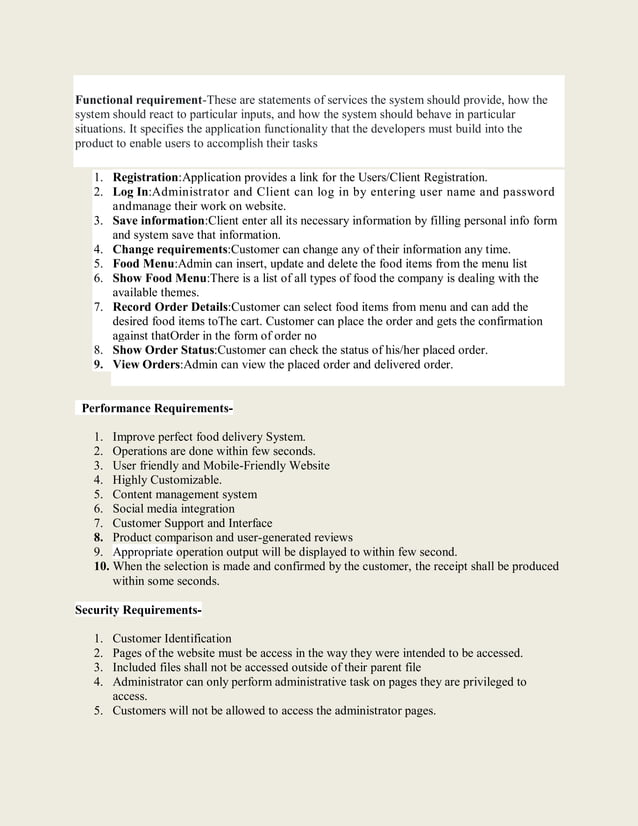 Online food ordering system project report.pdf