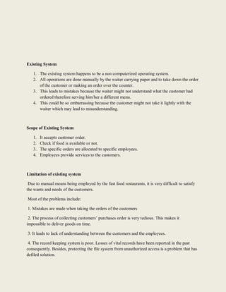 Online food ordering system project report.pdf