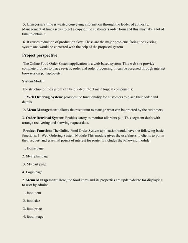 Online food ordering system project report.pdf