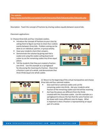 Online Fraction Teaching Concepts | PDF
