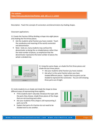 Online Fraction Teaching Concepts | PDF | Desserts and Baking | Food ...
