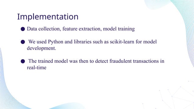 Online Payment fraud Detection Final Project | PPTX | Technology ...