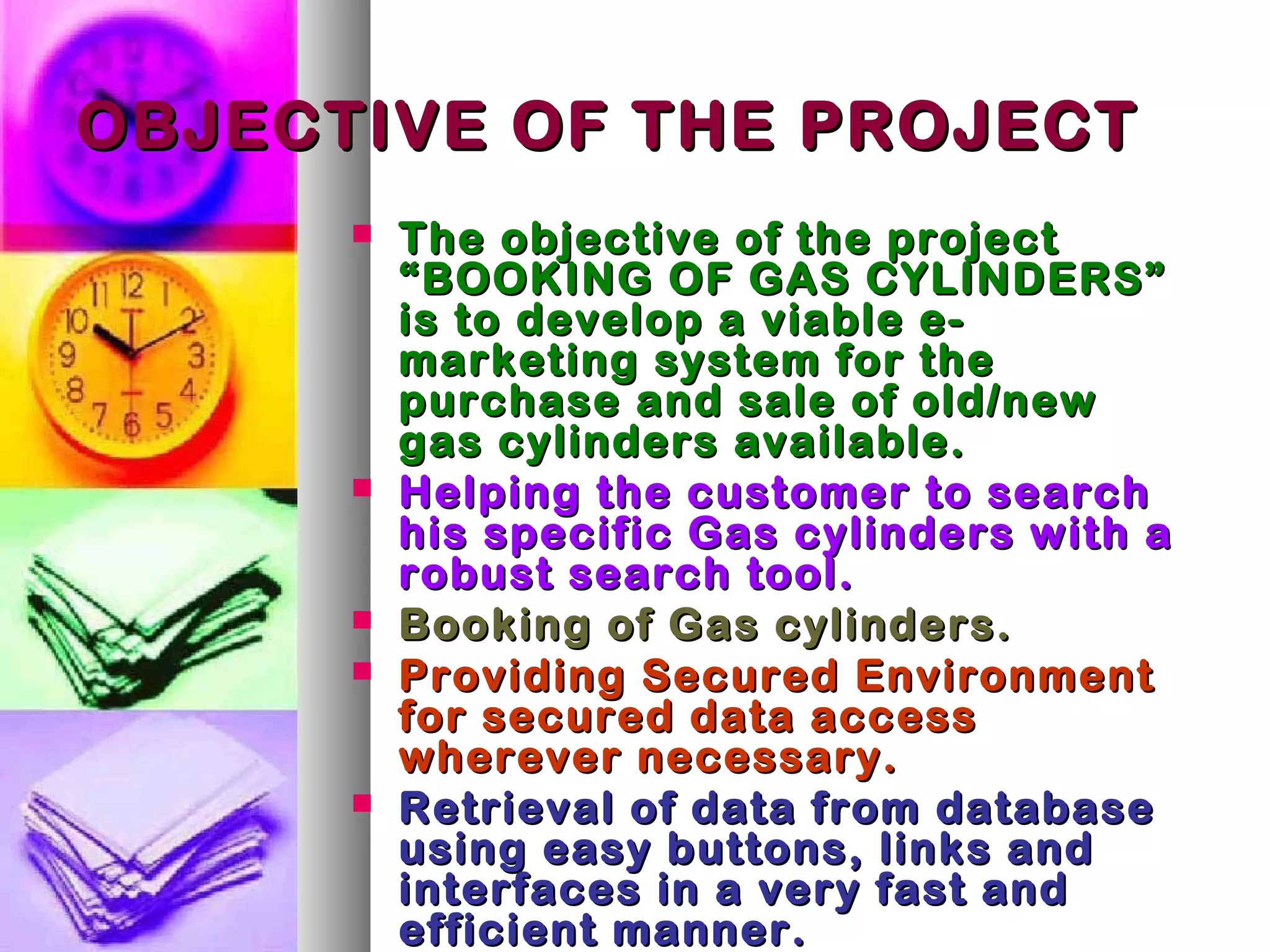 Online gas booking project in java | PPT