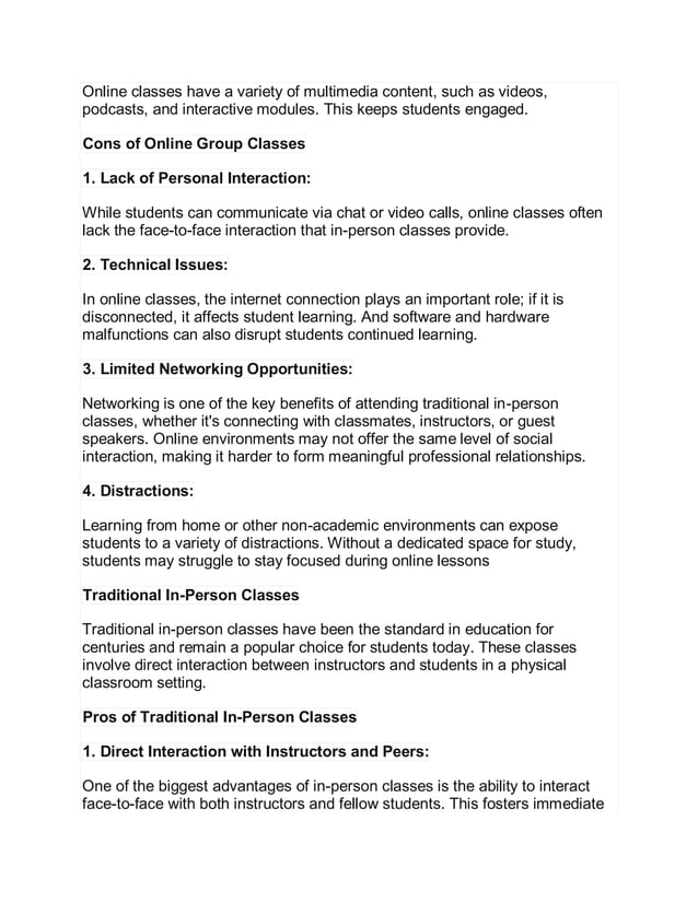 Online Group Classes vs. Traditional In-Person Classes Pros and Cons.pdf