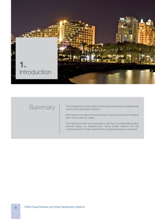 UNWTO Report: Online guest reviews and hotel classification sytems | PDF