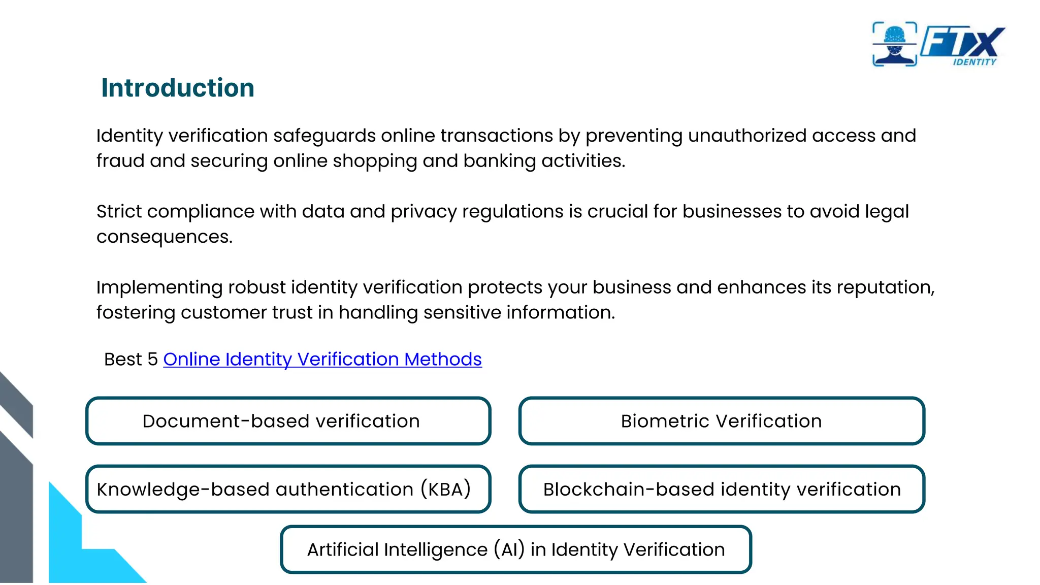 Online Identity Verification Methods: Everything You Need to Know | PPTX