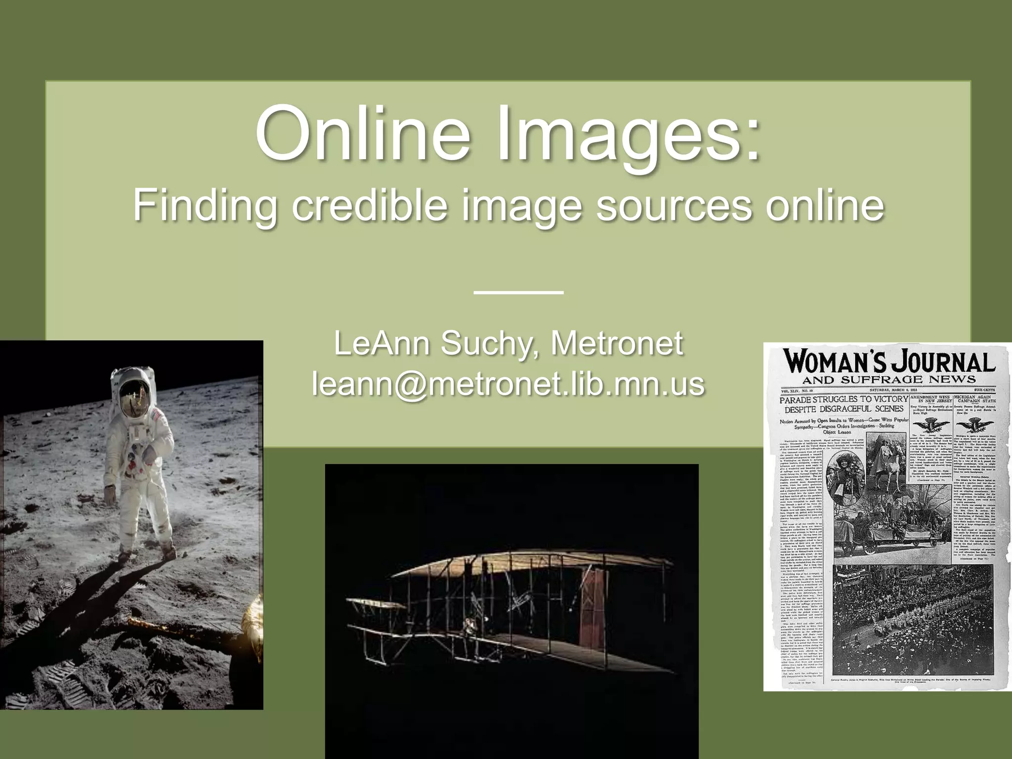 Online Images: Finding Credible Image Sources Online | PPT
