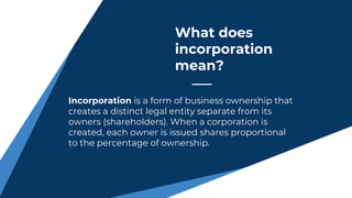 Online incorporation | PPT