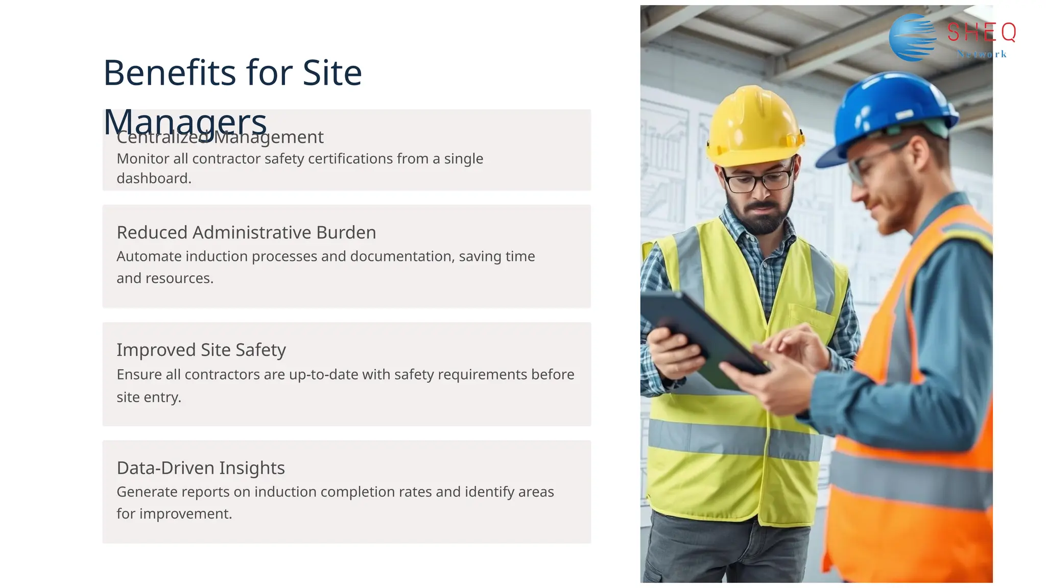 Online Induction Portal Software for Contractor Safety | PPTX