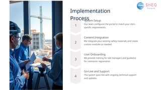Online Induction Portal Software for Contractor Safety | PPTX