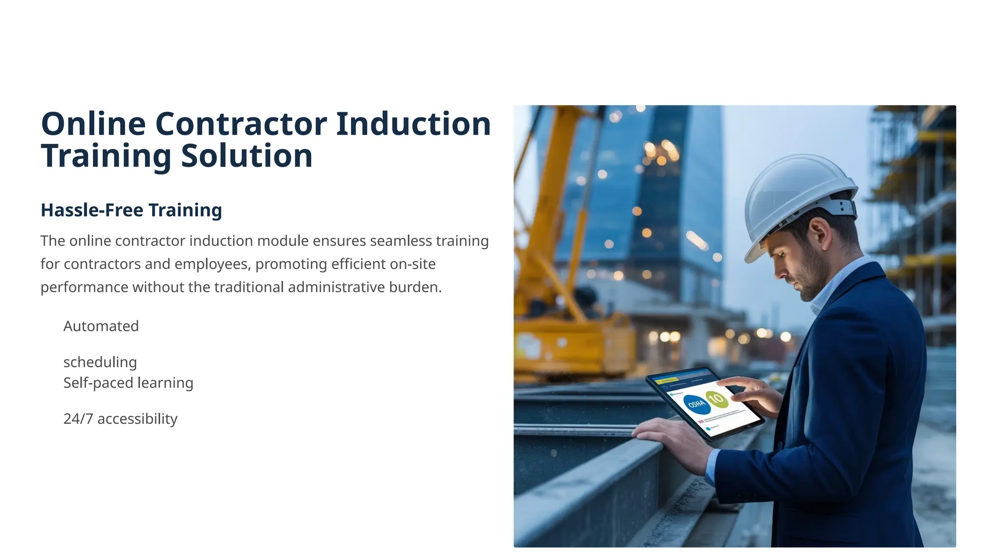 Boost Workplace Safety with Online Induction Training Software | PPTX
