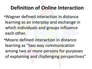 Online Interaction | PPT