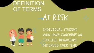Online interventions for student at risk | PPTX