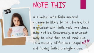 Online interventions for student at risk | PPTX