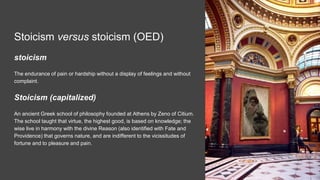 Introduction to Stoicism from Stoicon 2017 | PPTX