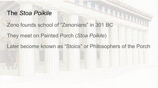 Introduction to Stoicism from Stoicon 2017 | PPTX