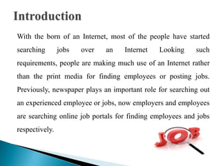 Online job portal | PPTX