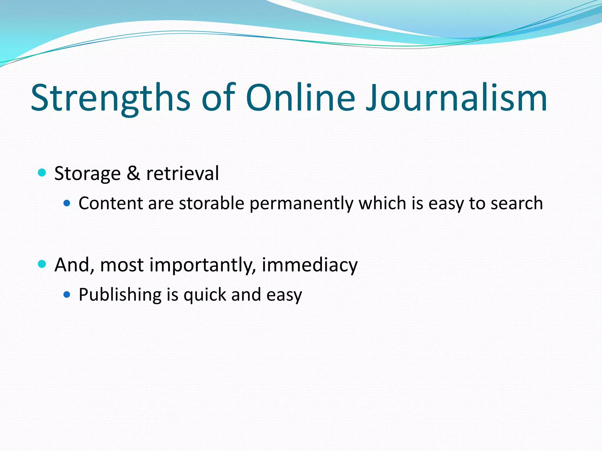 Online journalism | PPTX