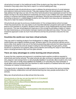 The Beginners Guide to Virtual Schools | PDF