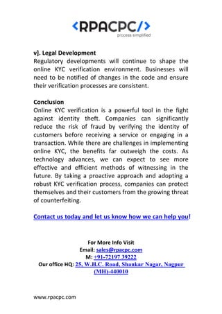 Online KYC Verification The Secret Weapon Against Identity Theft.docx