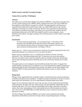 Online learners and their learning strategies | PDF