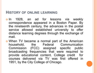 Online learning | PPTX