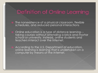 Online learning | PPTX