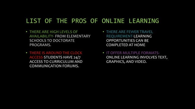 Online learning | PPT
