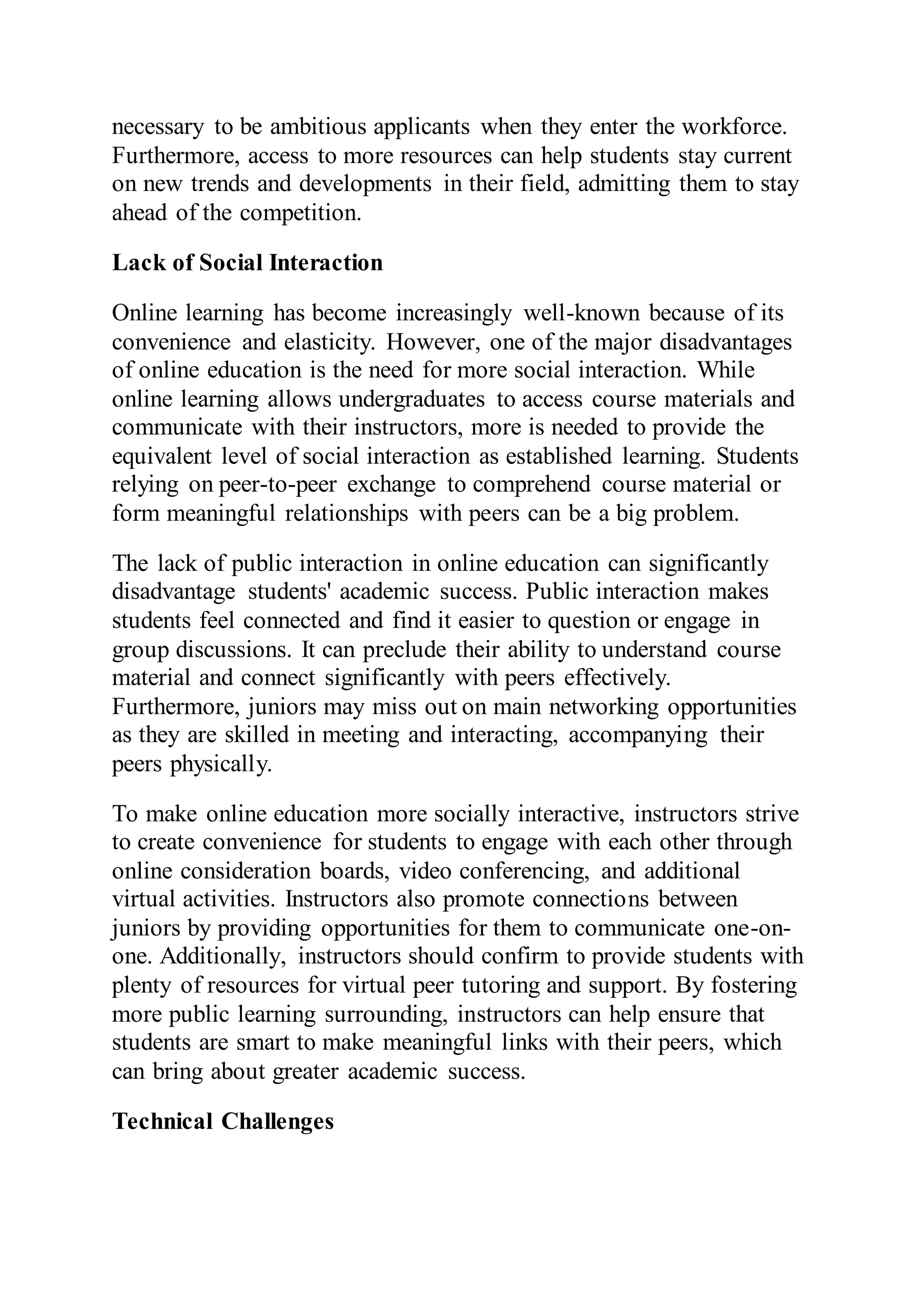 Online Learning – The Pros and Cons.pdf. | PDF