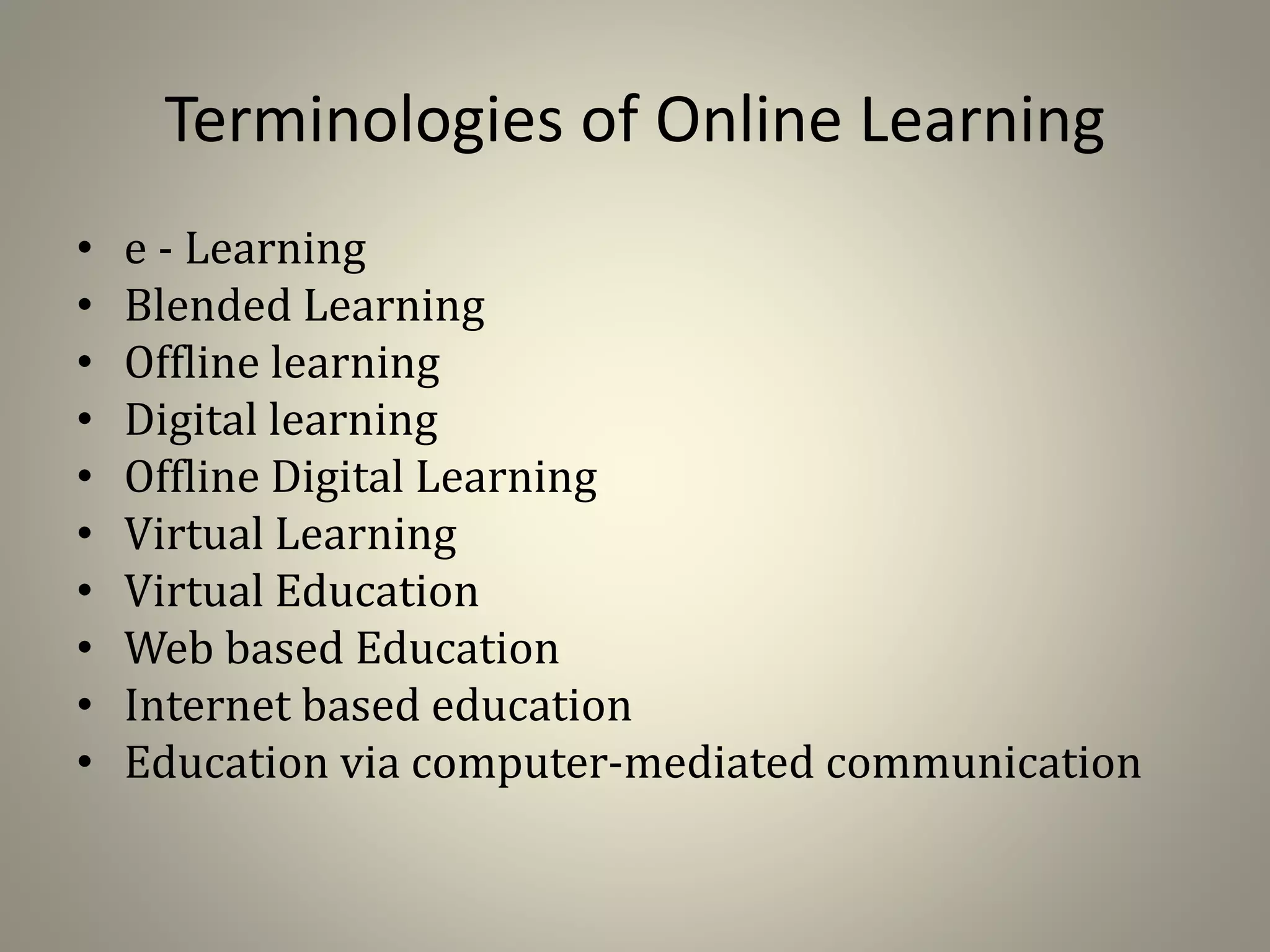 Online Learning: Meaning, Scope and Its Importance in Teaching and ...