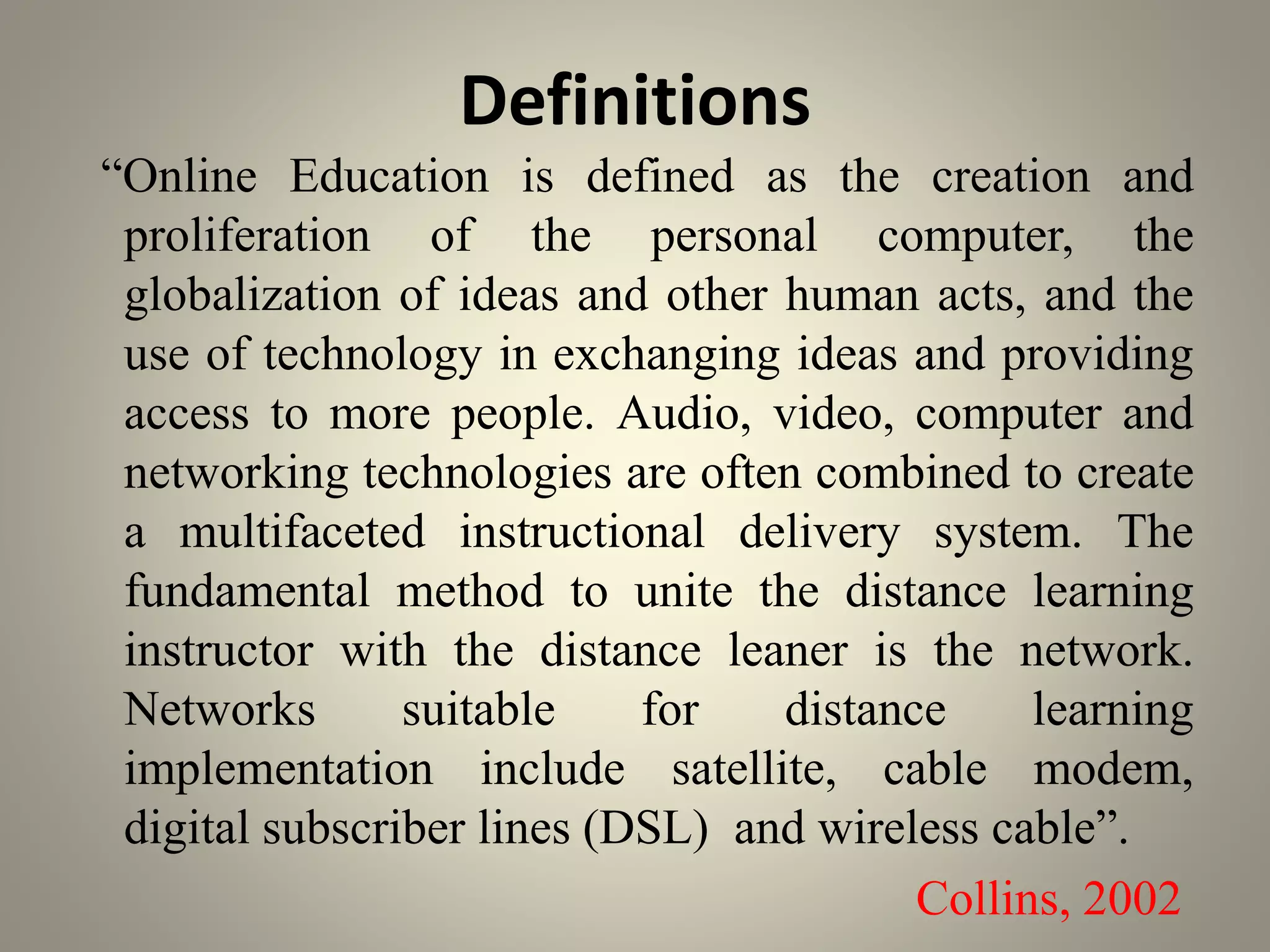 Online Learning: Meaning, Scope and Its Importance in Teaching and ...