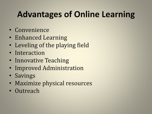 Online Learning: Meaning, Scope and Its Importance in Teaching and ...