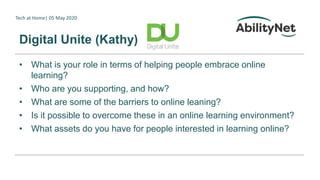 AbilityNet How to access learning online | PPTX