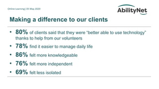 AbilityNet How to access learning online | PPTX