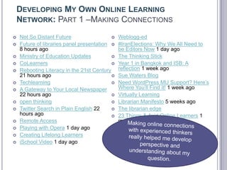 Online Learning Networks & School Based Leadership | PPT