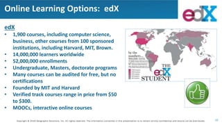 Upskilling in 2019: The Rise of Online Learning and Certifications | PPT