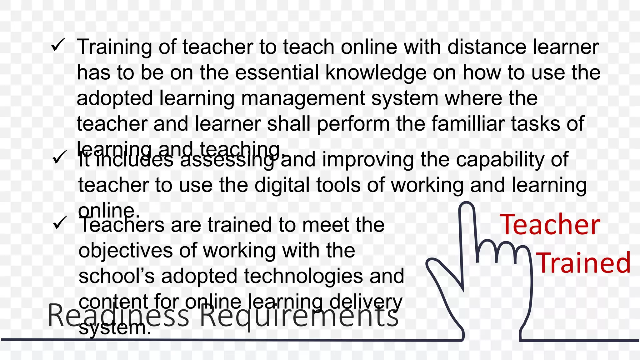 Online Distance Learning Readiness Assessment | PPTX