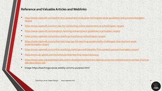 Online Learning Resource Sharing with Students | PPT