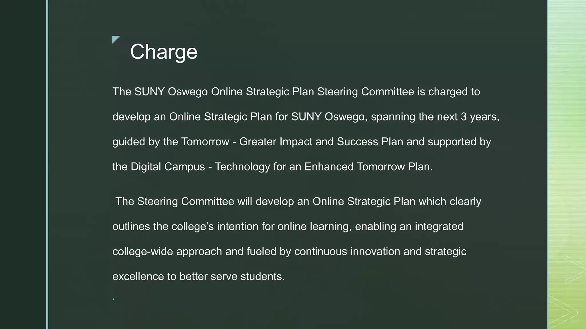 Online learning strategic plan update ctab | PPT