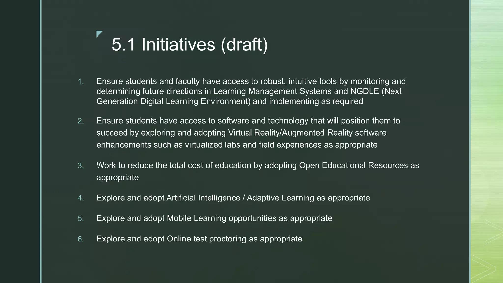 Online learning strategic plan update ctab | PPT