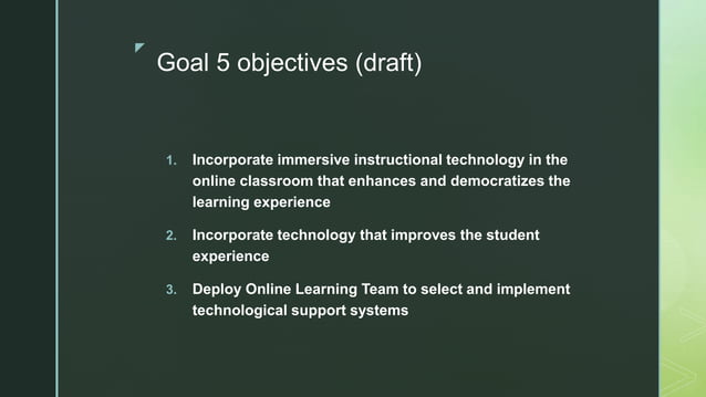 Online learning strategic plan update ctab | PPT