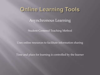 Online learning tools power point | PPT