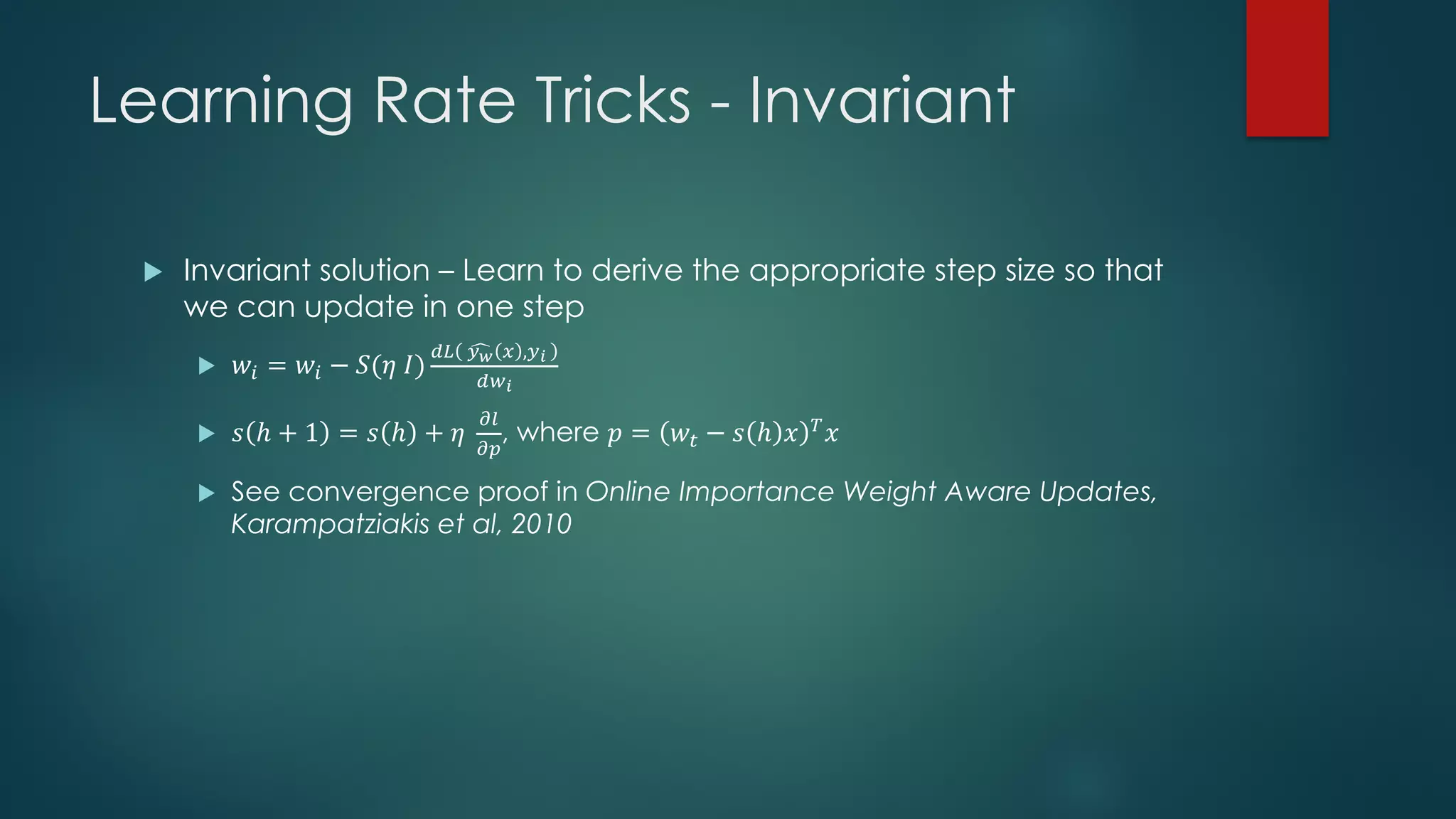 Online Learning Tricks with Vowpal Wabbit | PPT