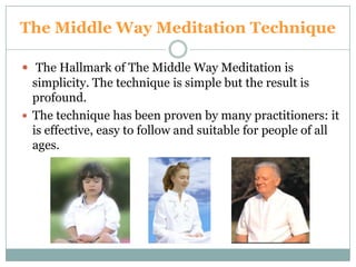 Introduction to the Middle Way Meditation | PPTX