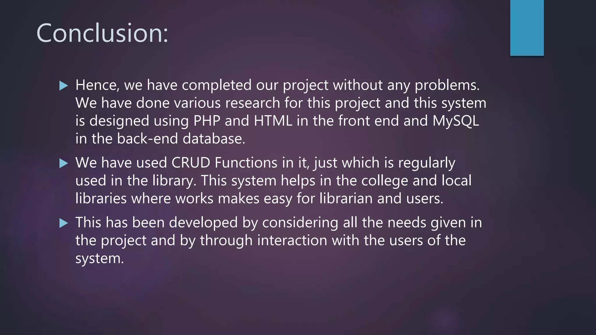 Online library management system | PPTX