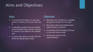 Online library management system | PPTX