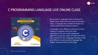 Online live IT courses in India by ICT Skills.pdf