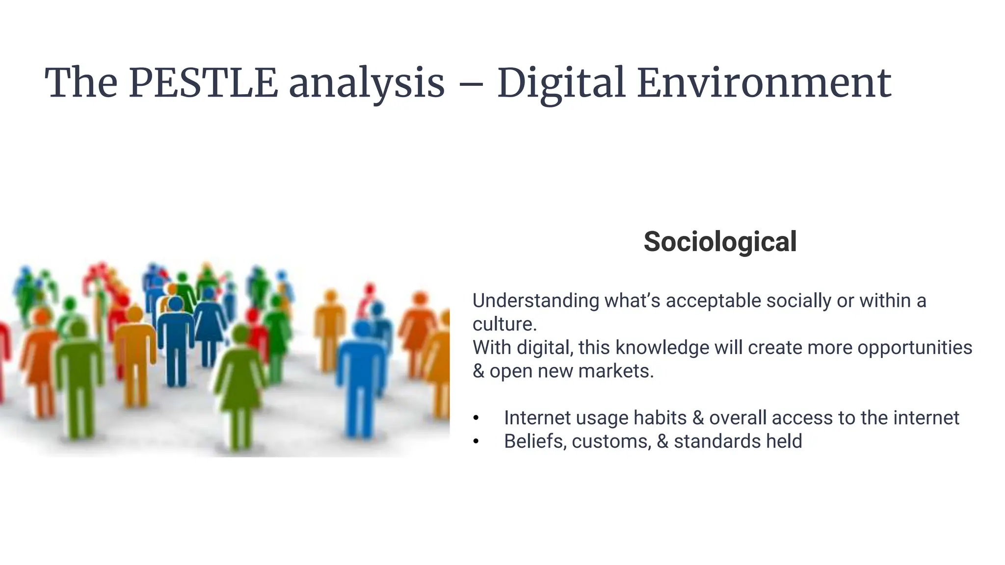 Online macro environment, The digital marketing environment | PPTX